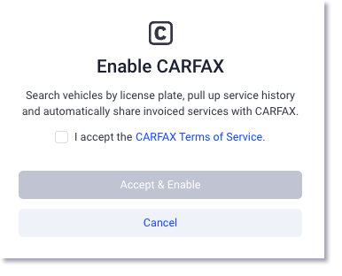 CARFAX Integration – Shopmonkey