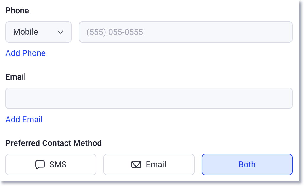 Save Customer Contact Information & Preferences – Shopmonkey
