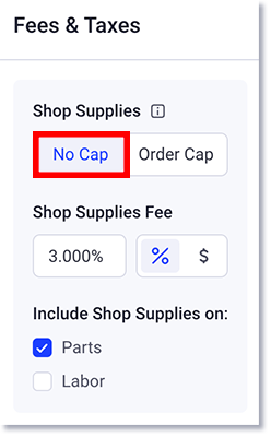 Add Shop Supplies to Estimates – Shopmonkey
