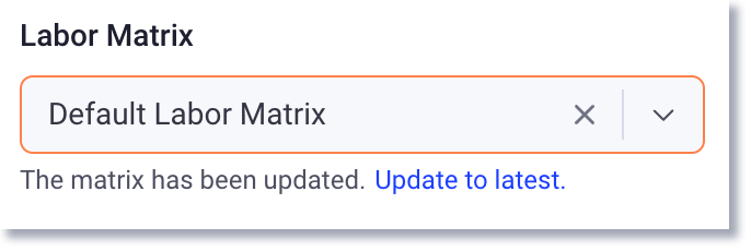 Add a Labor Matrix – Shopmonkey