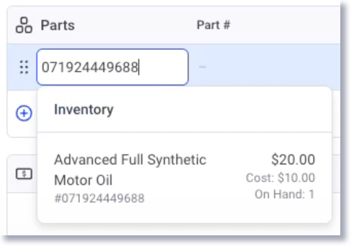 Use a Barcode Scanner for Parts & Tires – Shopmonkey