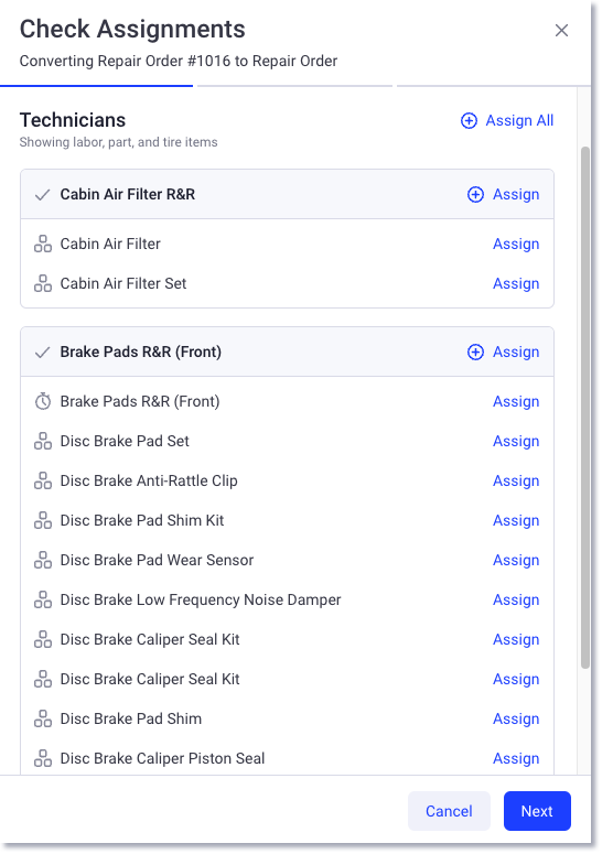 Order Checklist – Shopmonkey