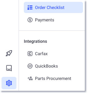 Order Checklist – Shopmonkey
