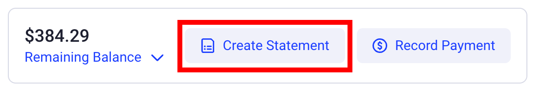 Create Statements – Shopmonkey