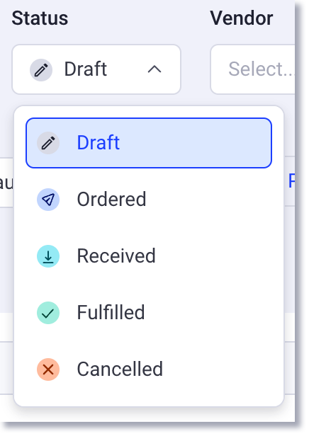 Purchase Orders – Shopmonkey